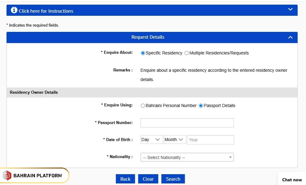 Residence Permit Bahrain Print - Bahrain Platform