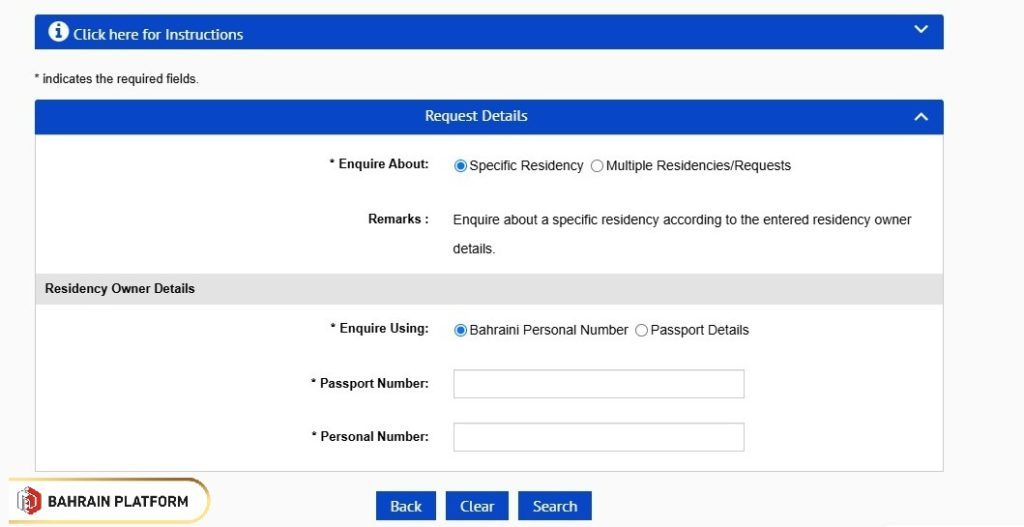Residence Permit Bahrain Print - Bahrain Platform
