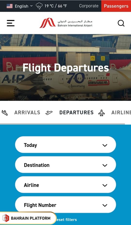 Bahrain Airport Flight Status Today