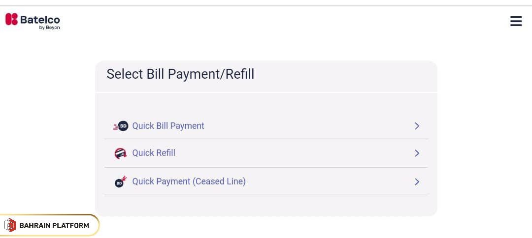 Batelco Bahrain Quick Refill Online